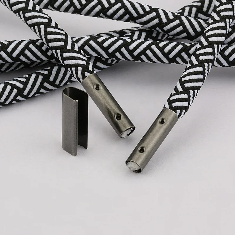 Engraved Logo Metal String Tips/metal Lace Tips /belt Metal Tip End On ...