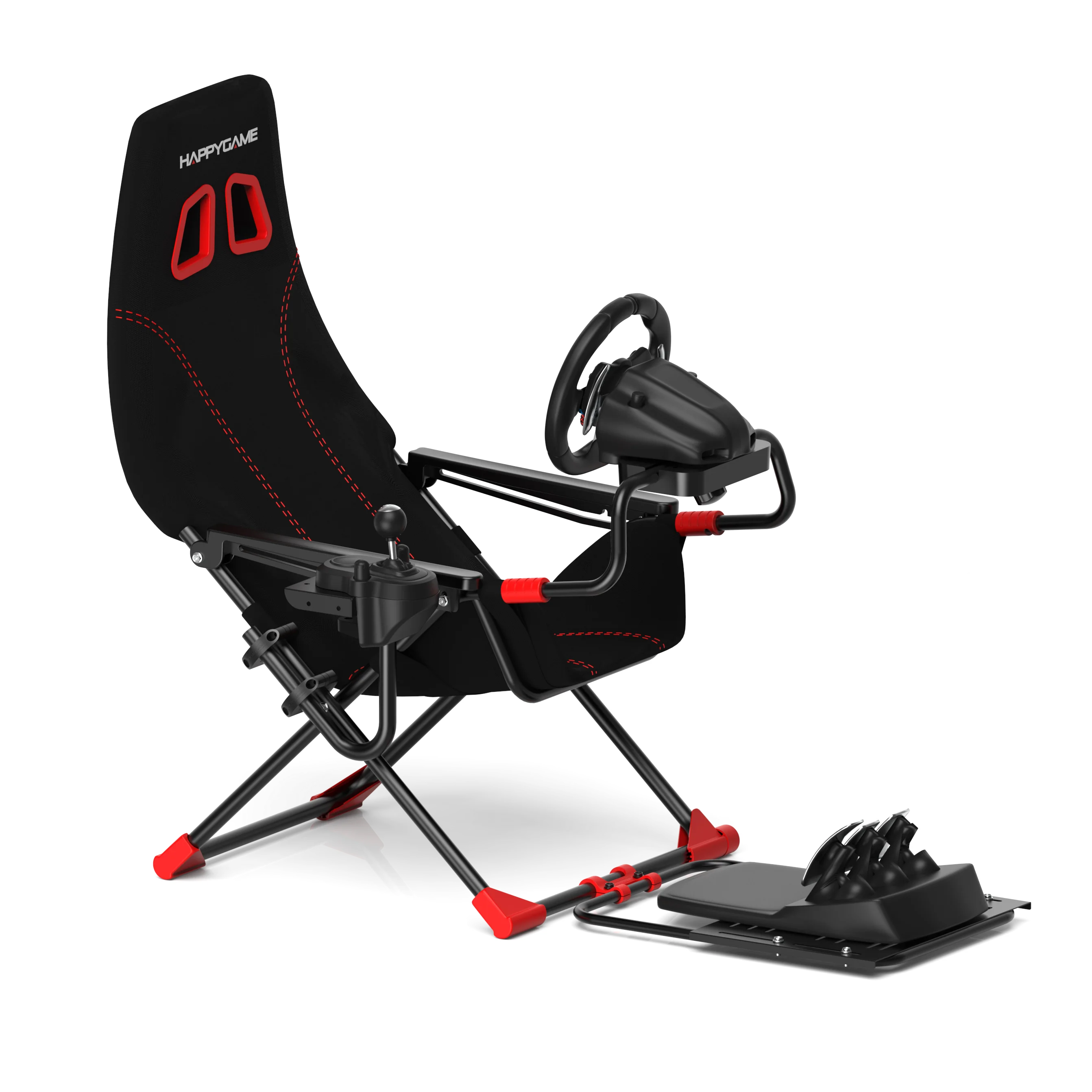 Game Simulator Folding Racing Simulator Bracket Seat Gaming Steering ...
