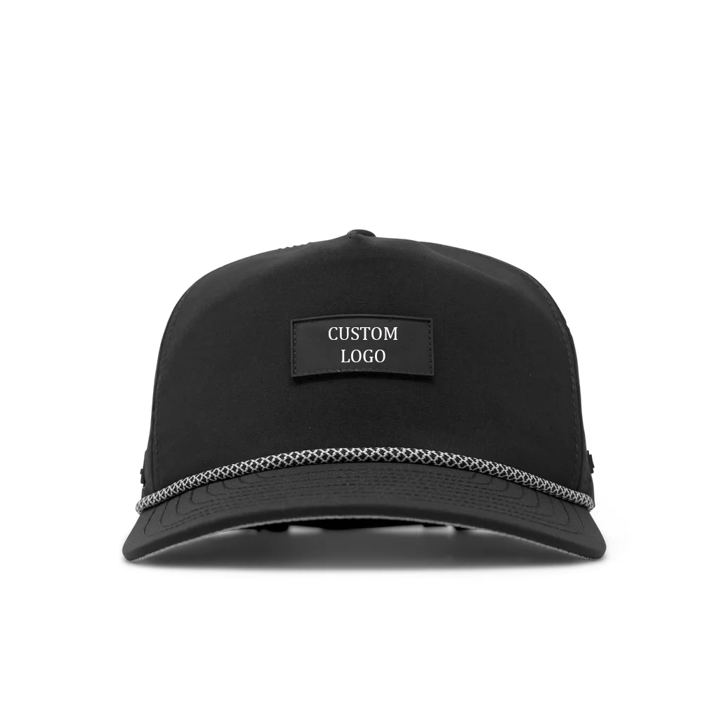 Custom Flat Brim Laser Cut Perforated Water Proof Cap