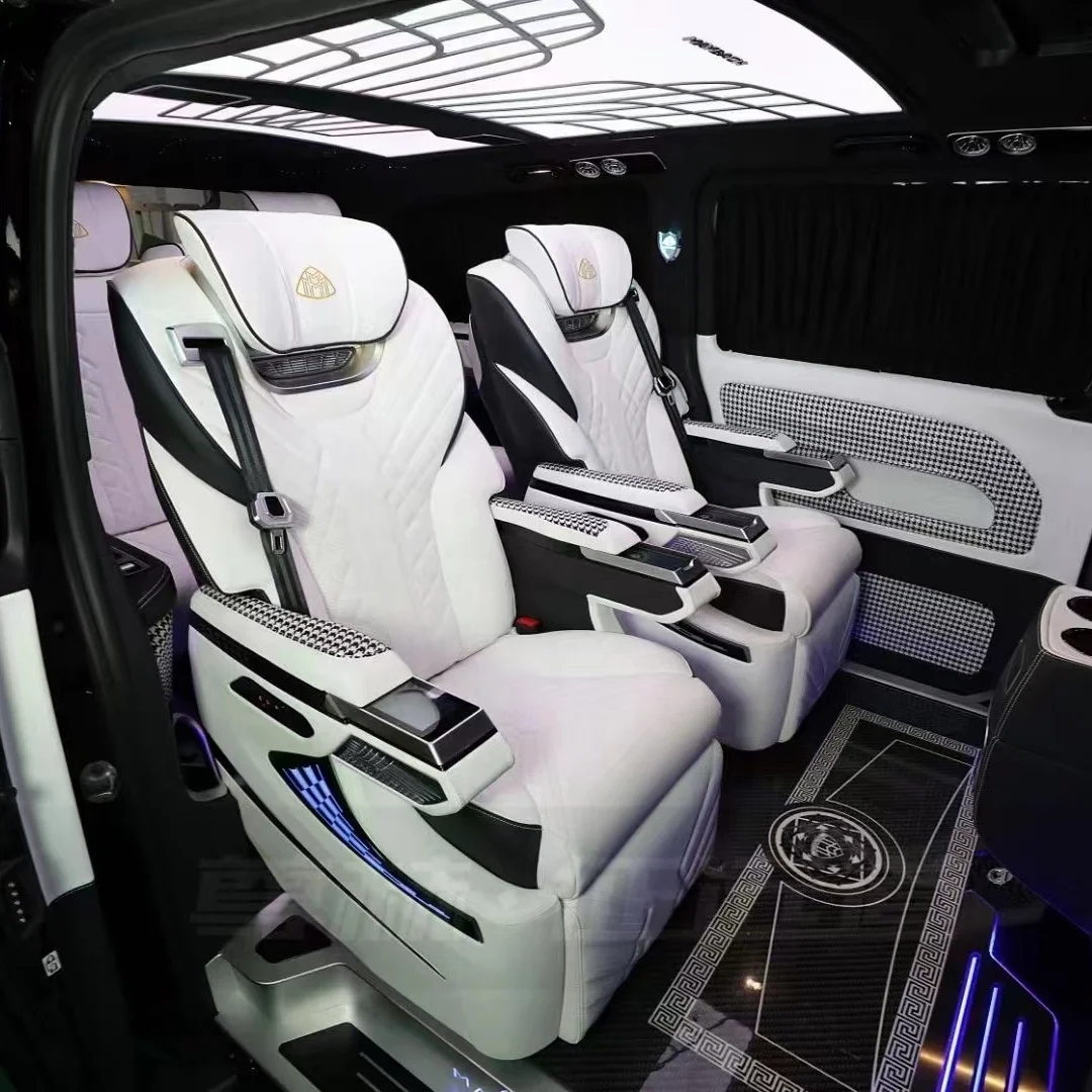 Luxury Vip Van Seat Convention Sofa Bed For Van Mpv Mercedesbenzvclass ...