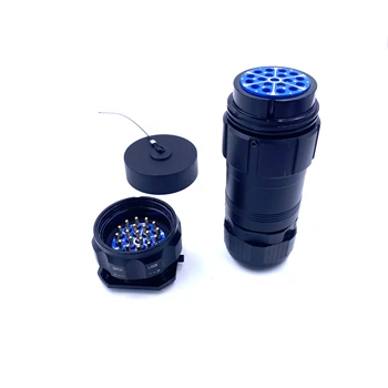 Multipin 19 Pin Female Plug Male Socket Power Socapex Style Connector ...