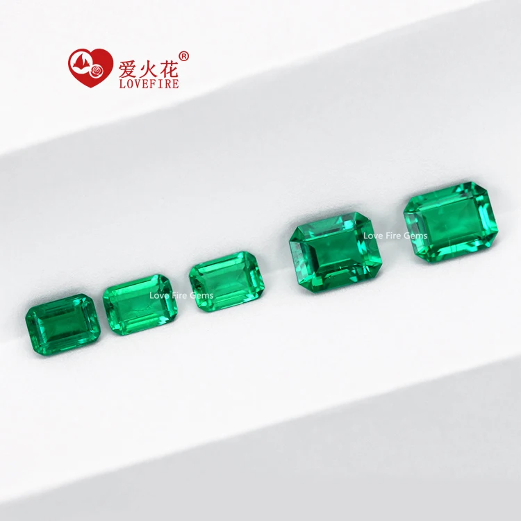 Wholesale Lab Created Emeralds - Vivid Green Gemstones