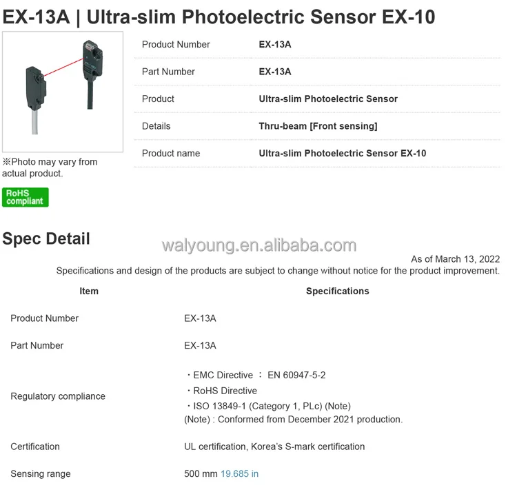 Ex-11ea/eb/14a/14b/13a/13b/13ea/11b/ebd Ep Pn Switch Ultra-slim ...