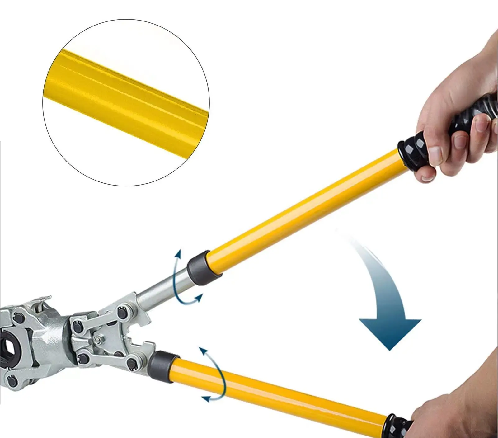 Hand Press Tool,Pex Tube Crimping Tool With Crimping Dies Jaw 1/2",3/4 ...