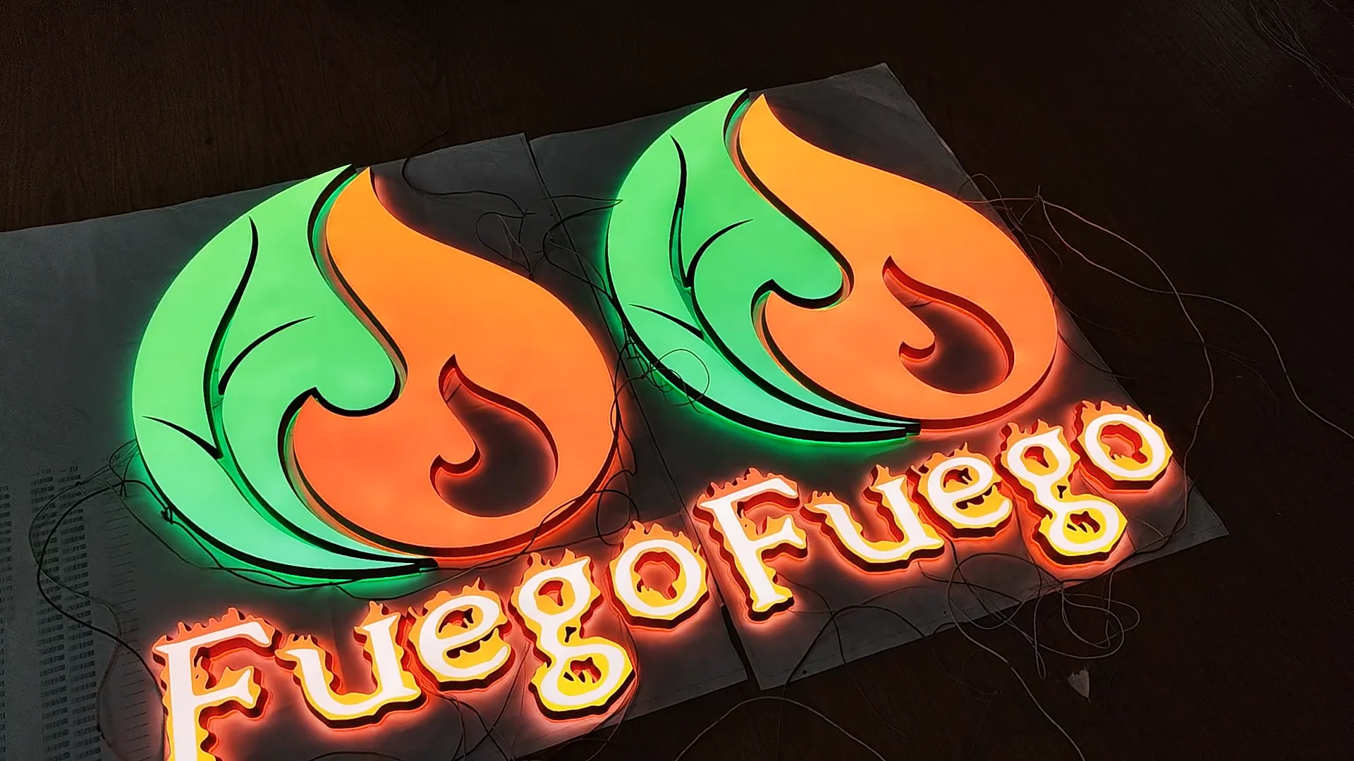 Custom Led Sign Board Illuminated Signage Shop Sign Business Signs Logo ...