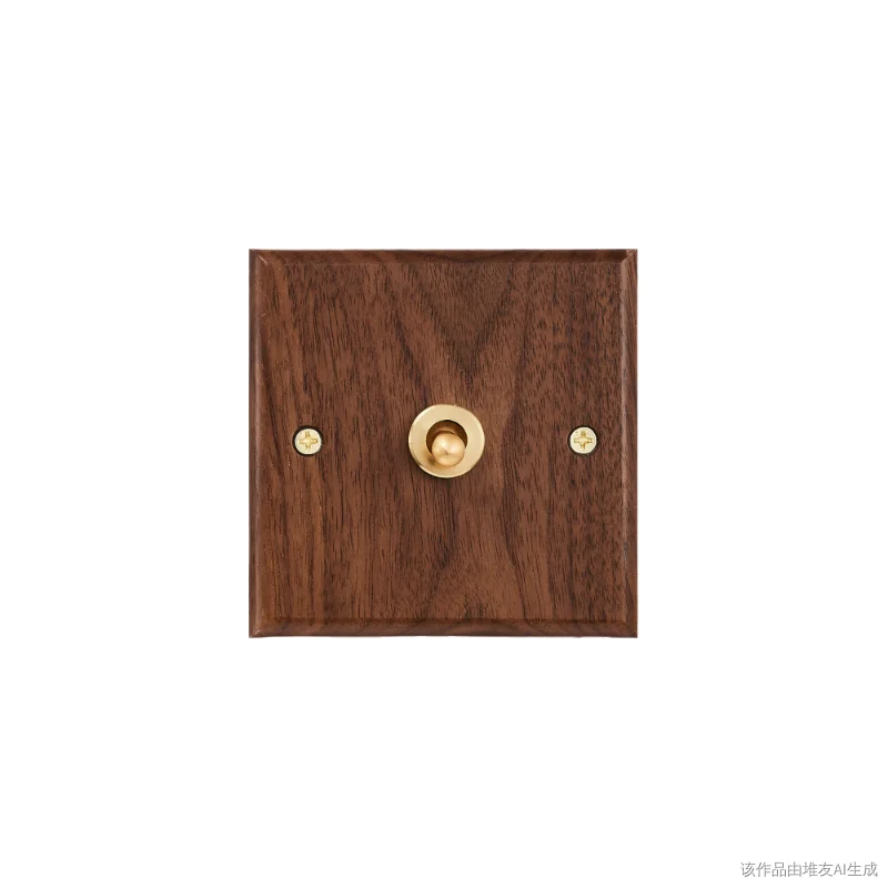 VLG Factory Wood Wall Light Switch UK EU Standard Home Socket with ...