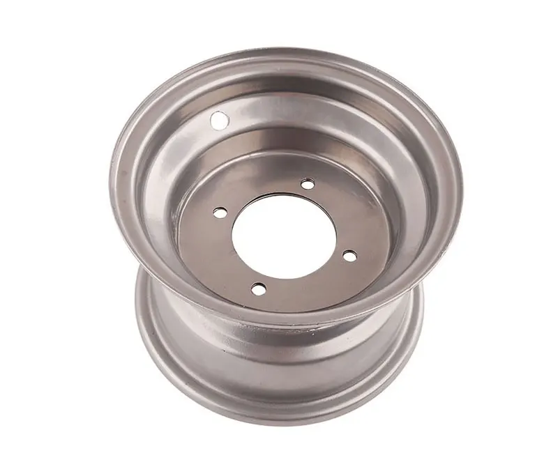 High Quality 7 Inch 16x8.00-7 ATV Tires Wheel Silver Black Hub Rim ...