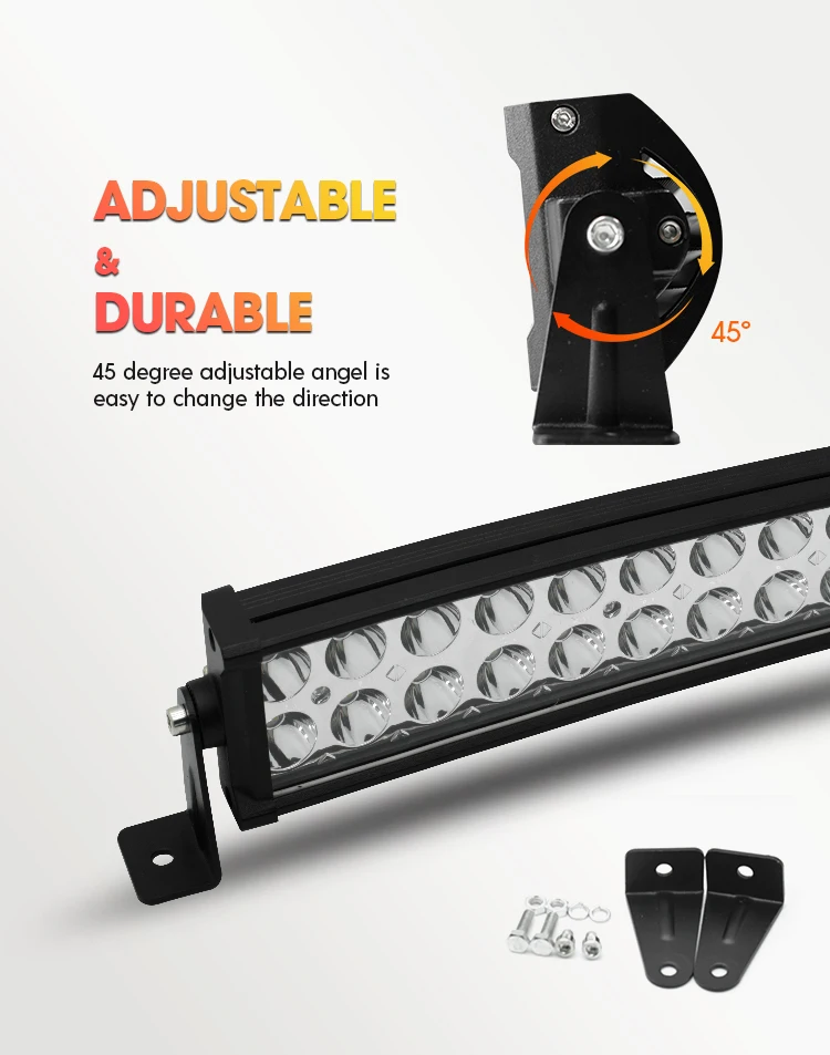 Double Row Led Light Bar For Truck 180w Curved Slim Thin Led Light Bar ...