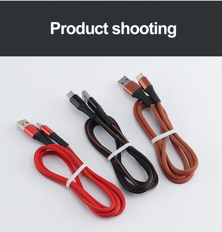 Braided Wiring 3a High Current Quick Charging Date Cable Used For Ios ...