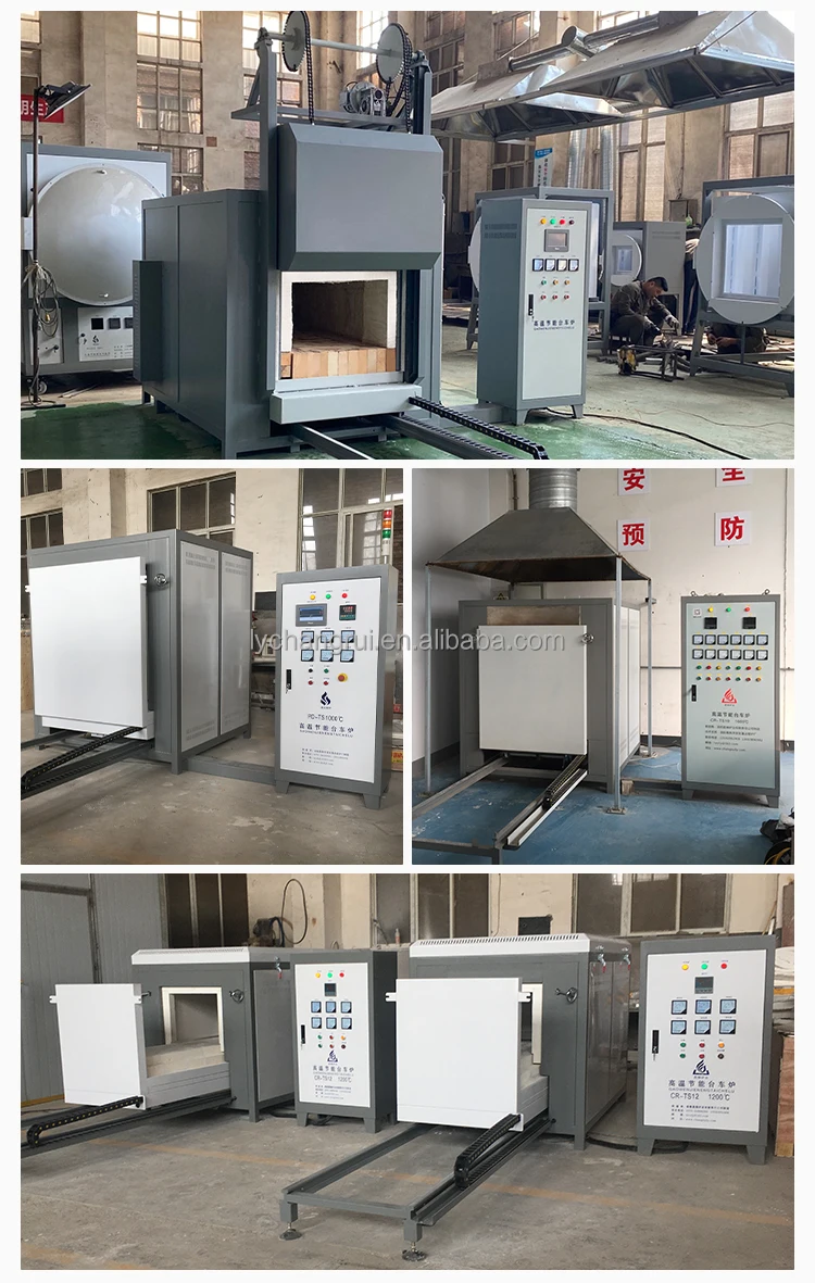 Trolly Furnace 1000 Degree Industrial Metal Steel Continuous Tempering ...