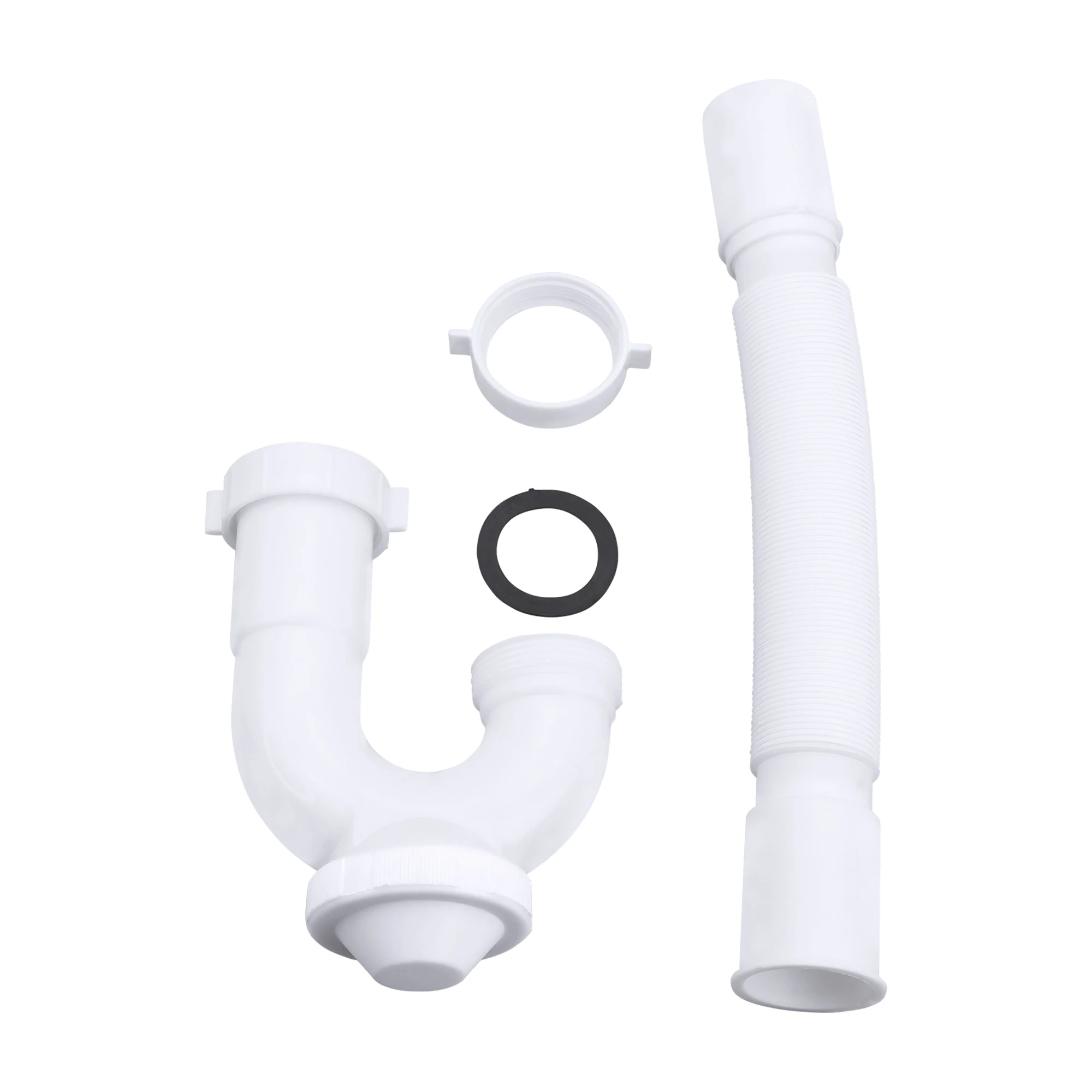 Cheap Basin Drain Head Flap Bottle Type Plastic Siphon Pipe PVC Siphon ...