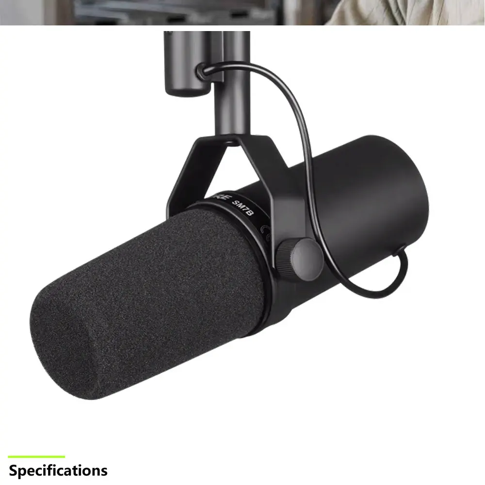 Sm7b Selectable Frequency Response Recording Podcasting Cardioid Studio ...