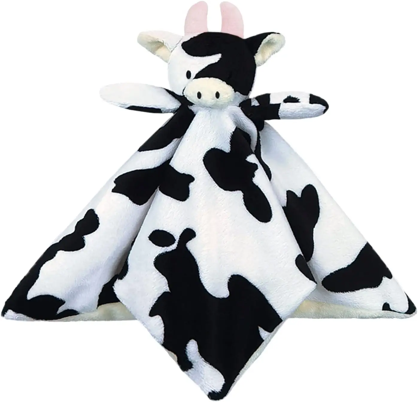 Snuggly Cow Baby Security Blanket - Unisex Stuffed Animal