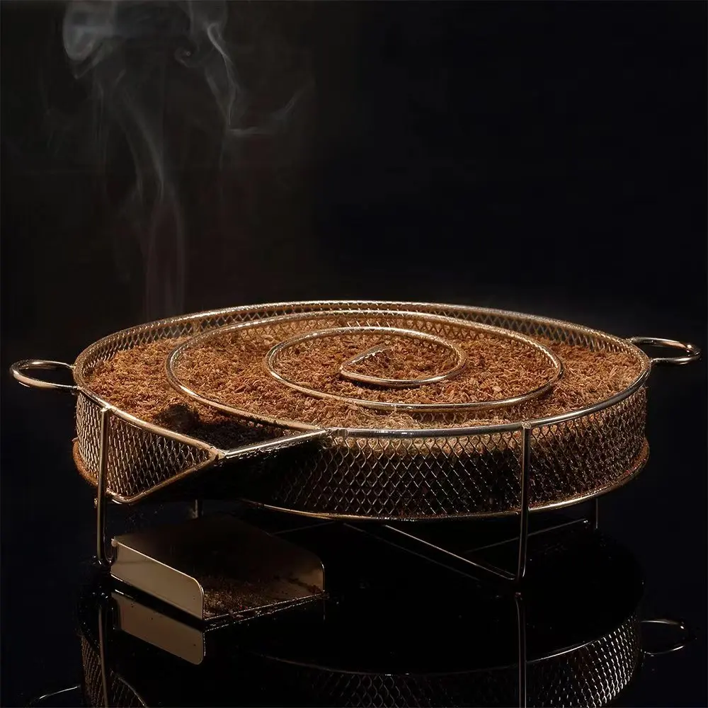Food Grade Stainless Steel BBQ Salmon Meat Burn Smoker