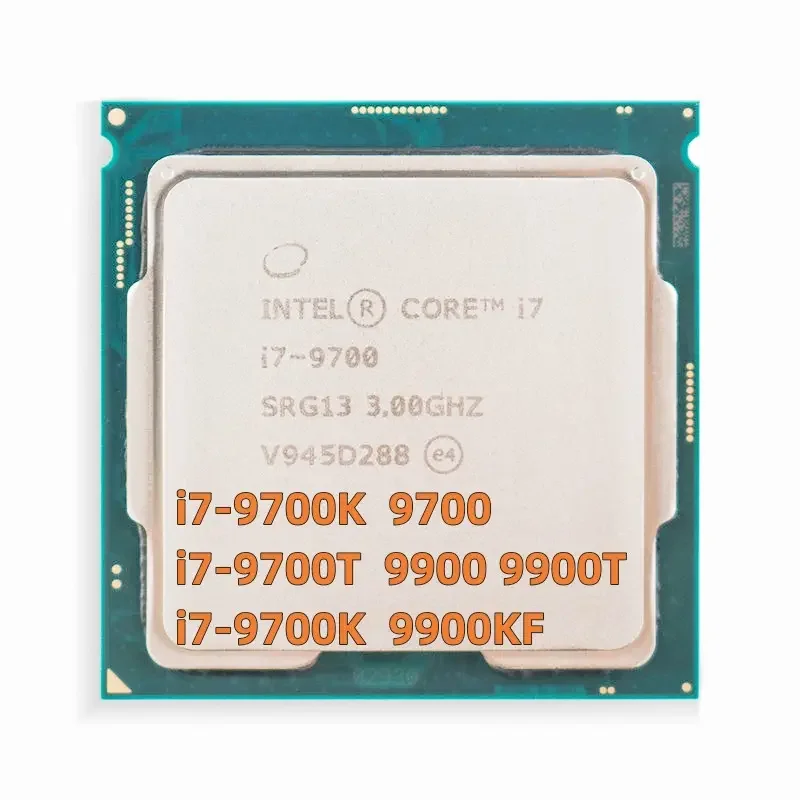 9th Gen Core I7-9700 LGA1151 CPU I7 Processor I7 9700k 9700T 9700KF ...