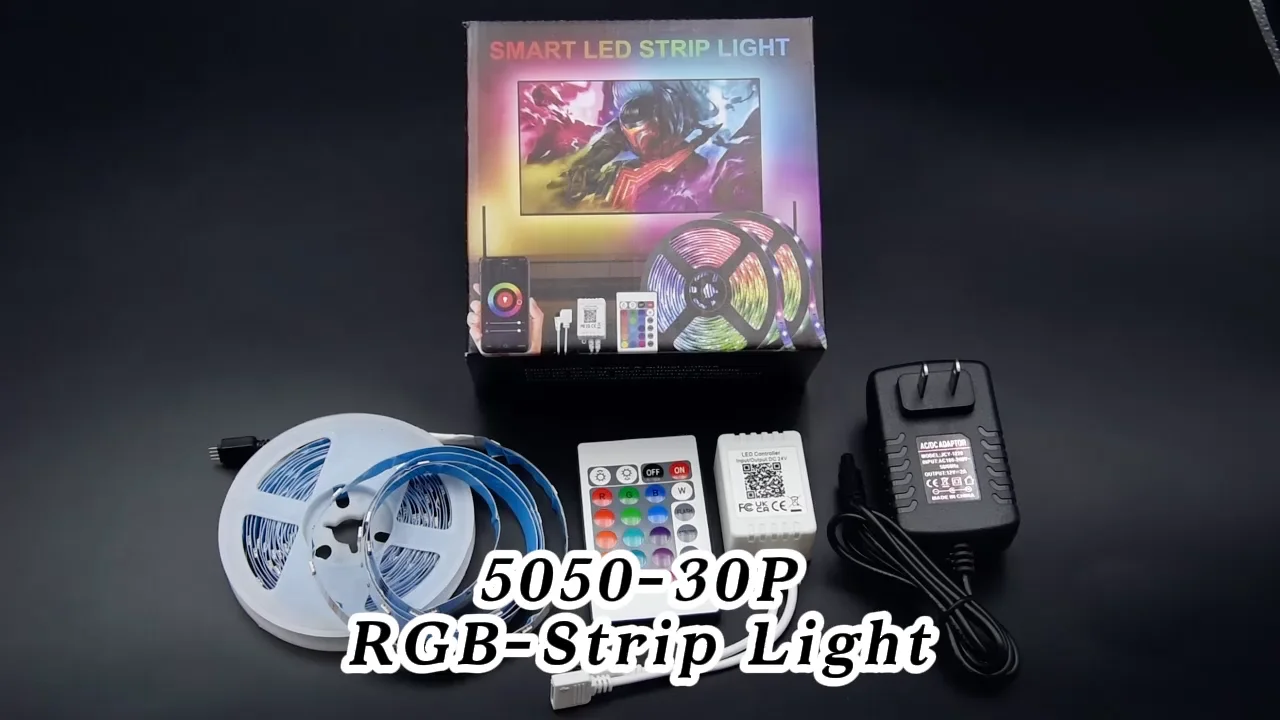 Smart Rgb Led Rope Light Smd5050 5m 30led 10mm 12v App Remote Control ...