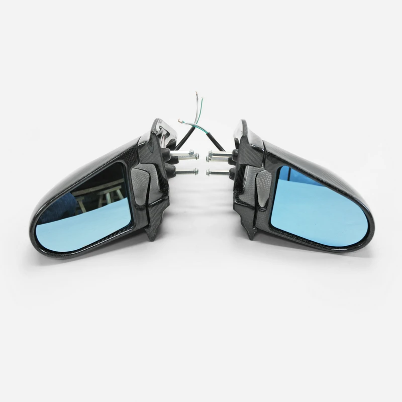 Aero Carbon Fibre Side Mirror for Nissan Skyline R33 4-Door (Right-Hand ...