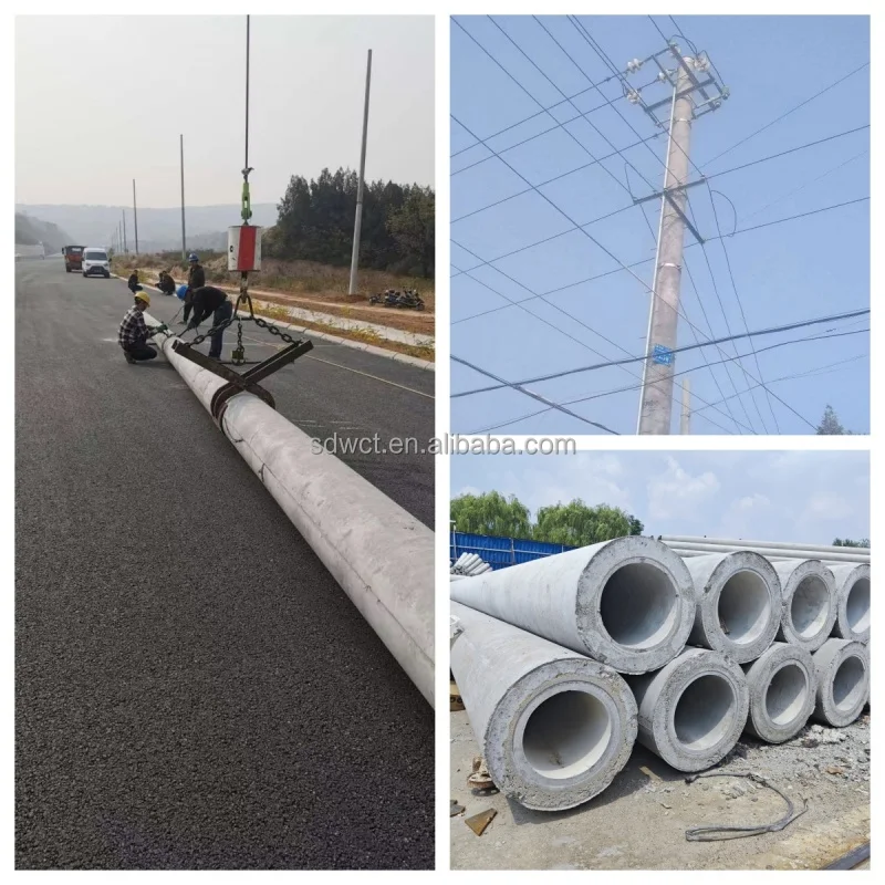 11meters Reinforced Concrete Poles Made In China High Strength ...