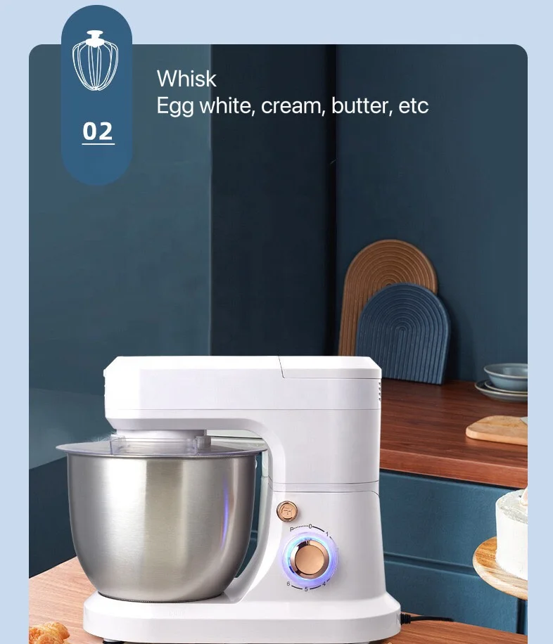 Professional Factory 5L Electrical Planetary Mixer Dough Sheeter Cake ...