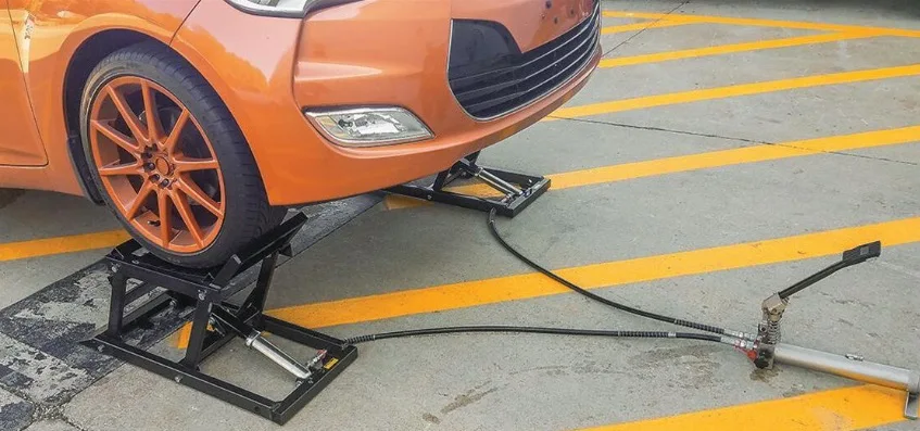 CE 1.5T Hydraulic Portable Steel Car Lift Jack | Two Post Vehicle ...