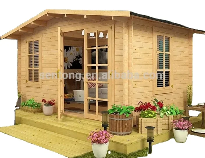China Prefab Wooden Cabin Garden House for Sale| Alibaba.com