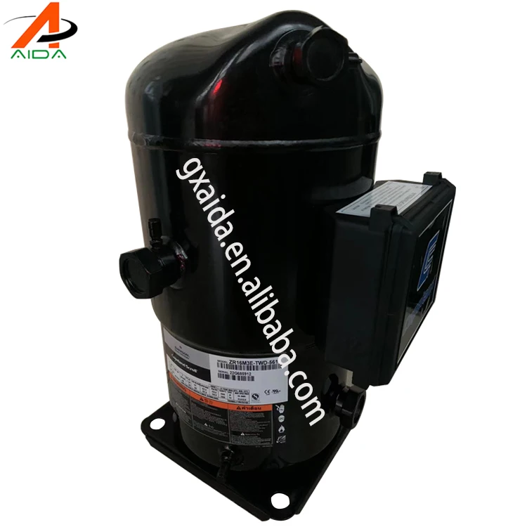 R407c Original Scroll Type Air Compressor Zr16m3e-twd-522 For Cold Room ...