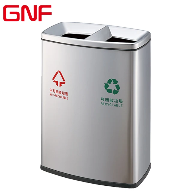 Gnf Modern Design 60l Recycle Metal Outdoor Public Opem Top Street ...