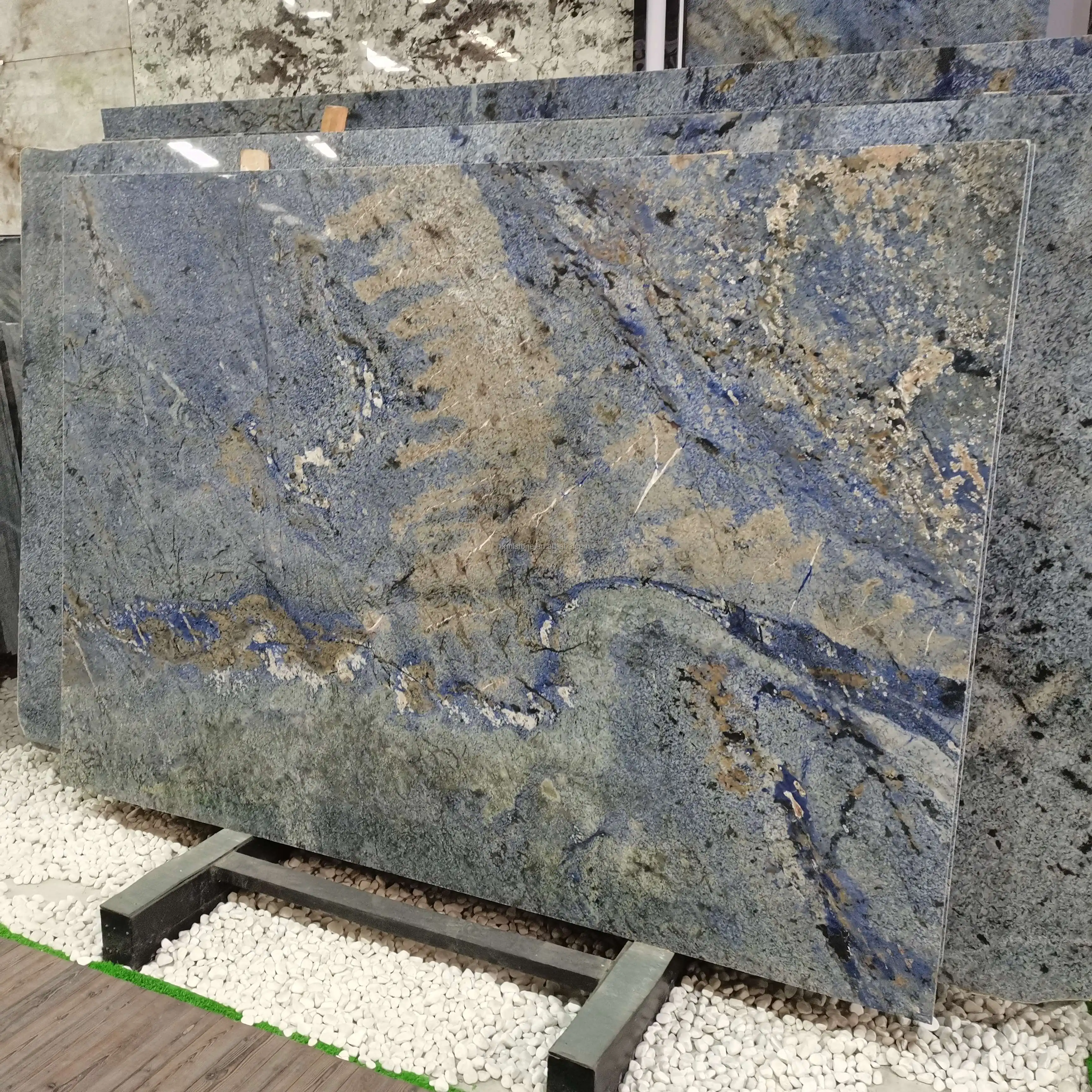 Granito Azul brasileño de lujo, Bahia, cuarzo, precio| Alibaba.com