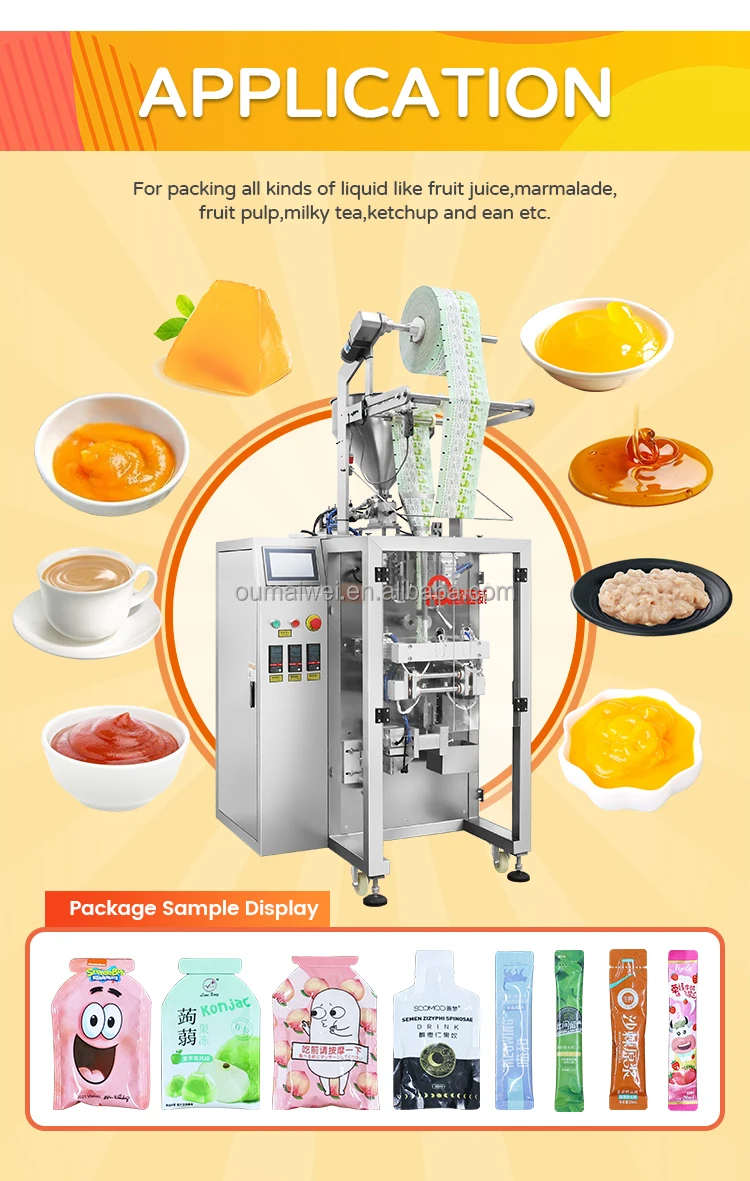 Automatic Single Line Irregular Shaped Sachet Iiquid Gel Packing ...