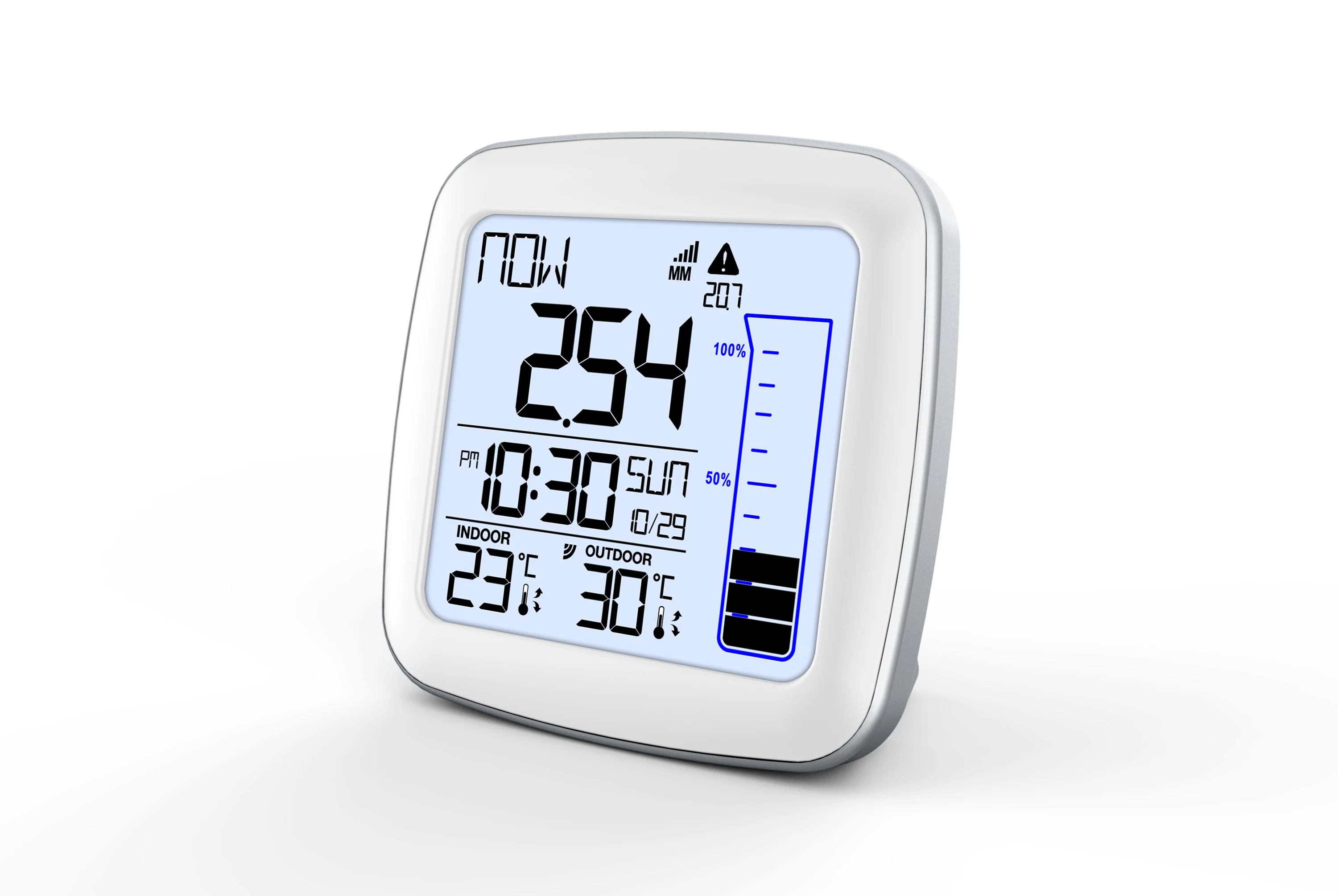 Rain Guage Digital Thermometer Gauge- fanjuhome.com