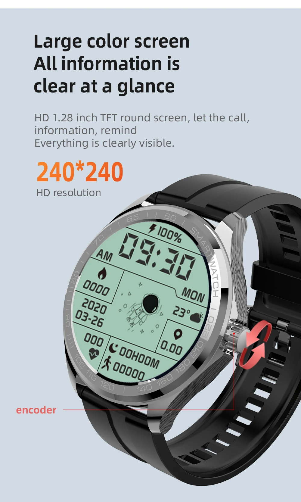 Gw33 Dial Calling Round Men Ladies Smartwatch High Quality Aluminum ...