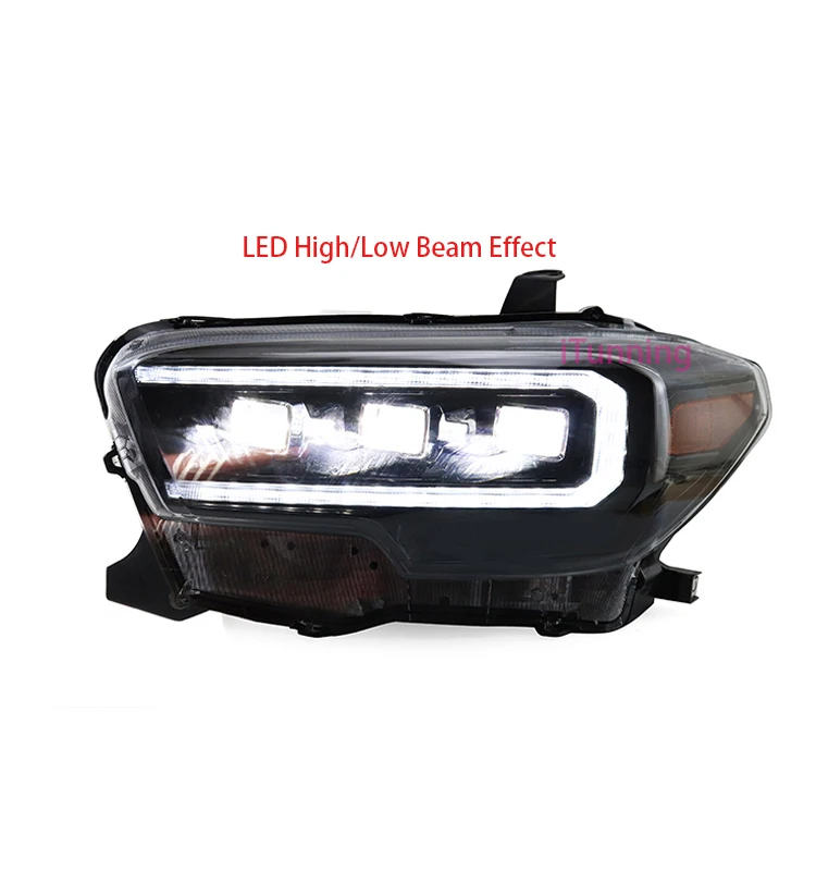 Vland New Design Parabolic Reflector Dynamic Drl Full Led Car Headlight ...