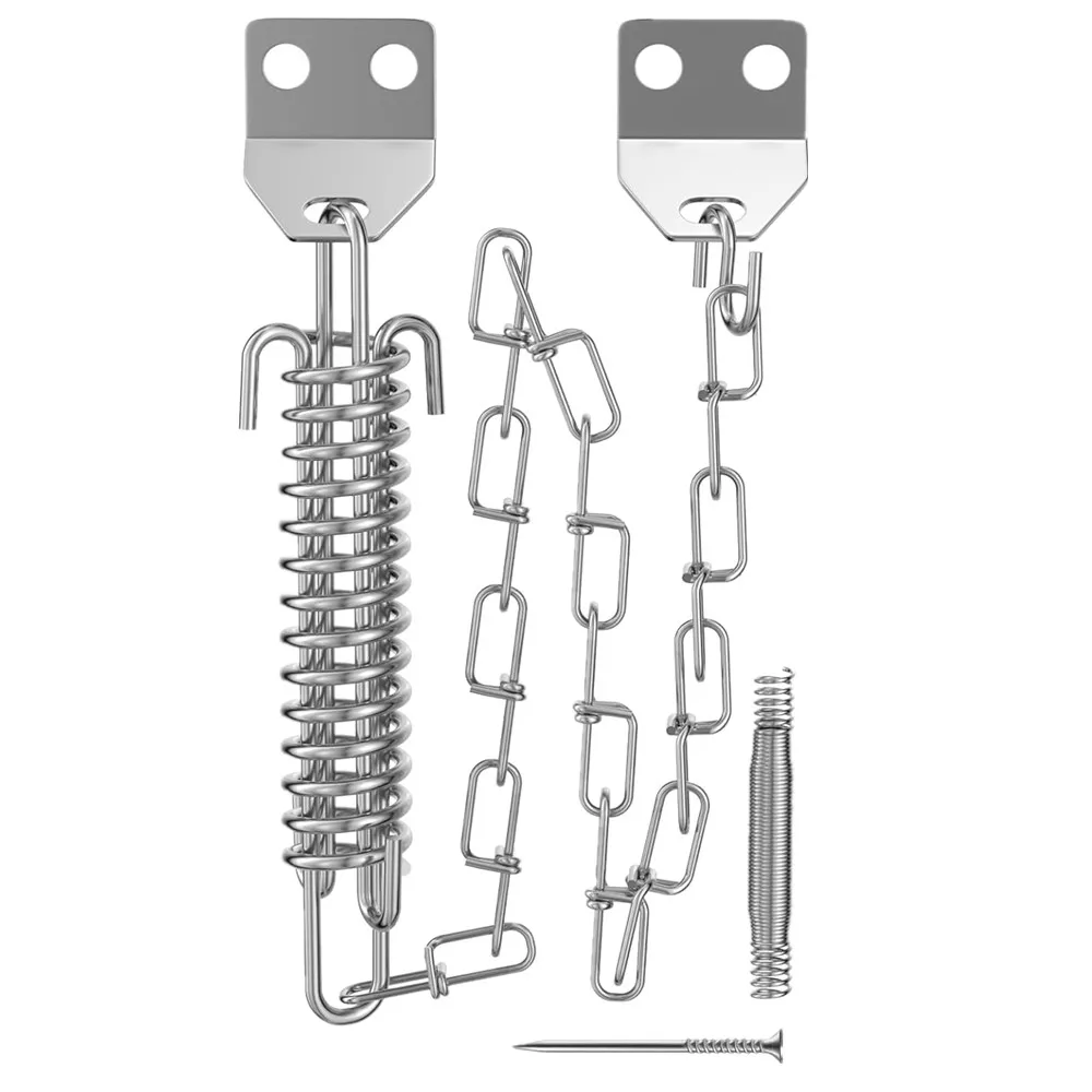Factory Security Guard Stops Single Screen Door Chain Steel Wind ...