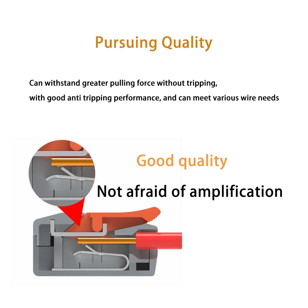 Mini Universal 3p 3 Way Conductor Wiring Push In Quick Wire Connector ...