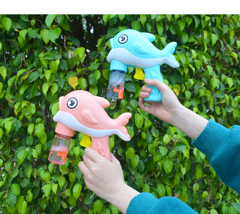 Wholesale Water Soap Bubble Gun - Dolphin Shape Fun!
