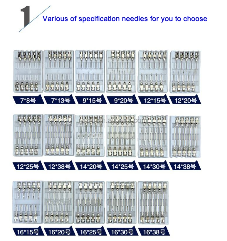 Different Size Veterinary Vaccination Syringe Needles Stainless Steel ...