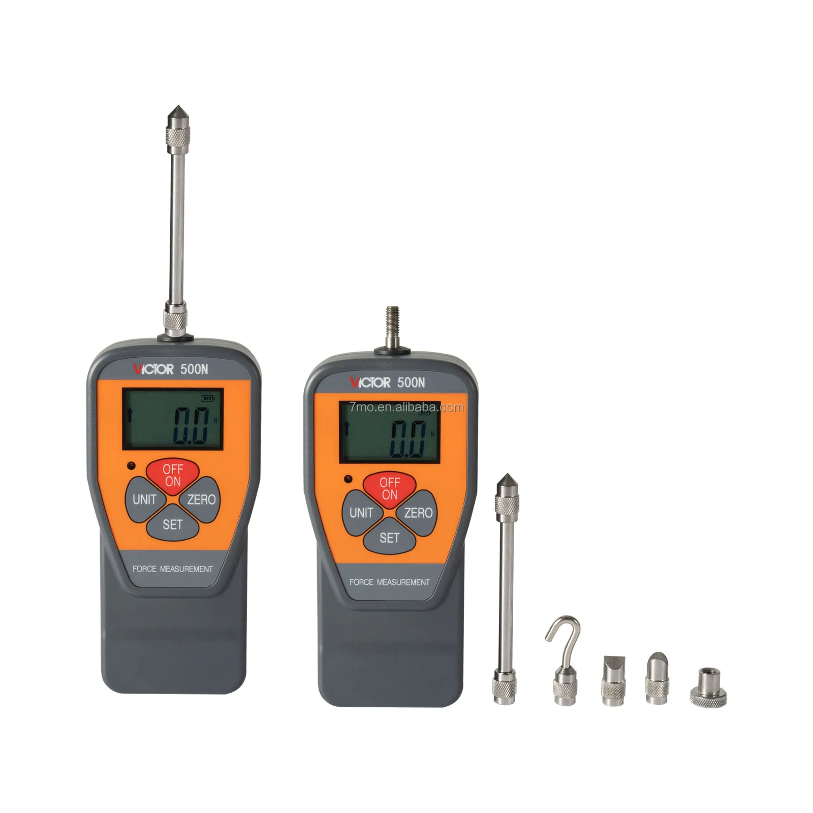 7mo Professional Meter 500N Digital Force Gauge Push Pull Tester ...