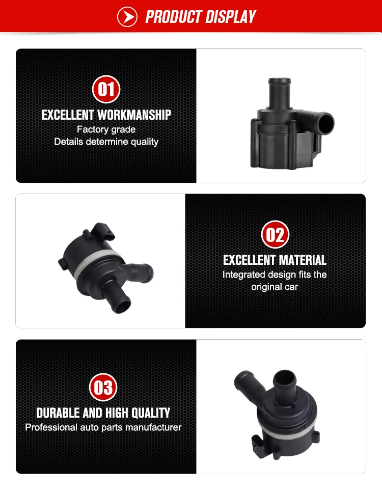 High Quality Auto Electronic Auxiliary Coolant Electric Water Pump Oe ...