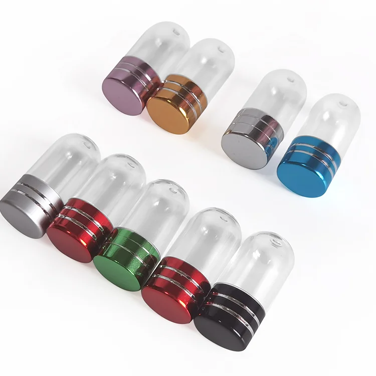 Cylindrical Mini Single Capsule Bottles Plastic Packaging Bottles ...