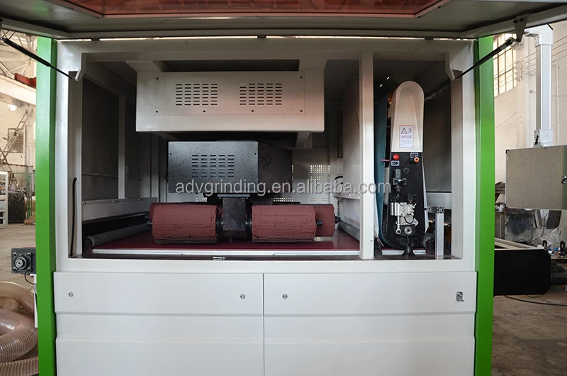 Wide Belt Sanding Polish Stainless Steel Sheet Metal Deburring Machine ...