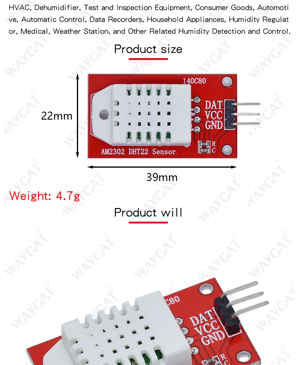 AM2302 DHT22 Digital Temperature and Humidity Sensor Module| Alibaba.com
