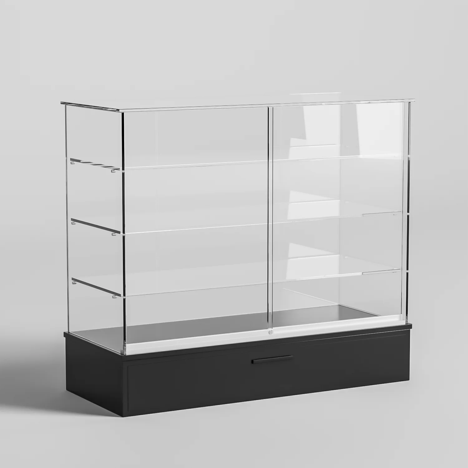 Custom KEWAY Glass Display Showcase - Full Vision Cabinet