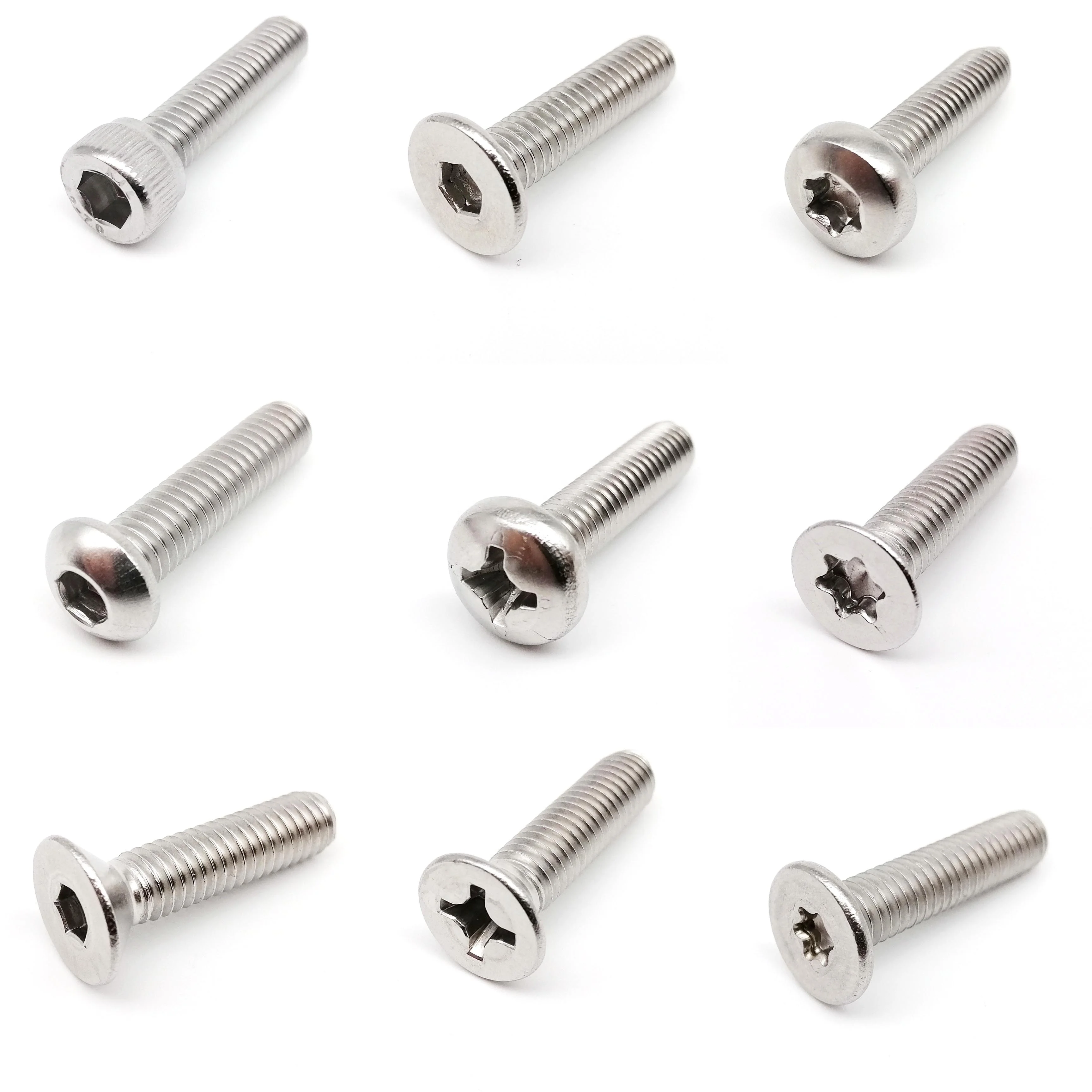 M1 To M16 Various Shape Type Hex Hexagon Allen Phillips Torx Cap Button ...