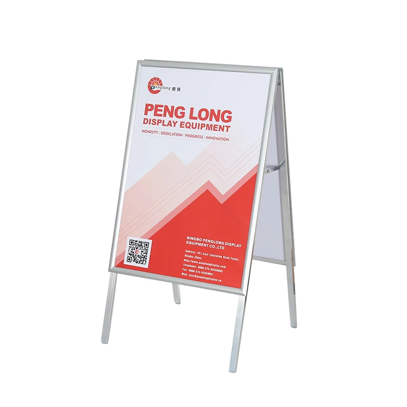 25mm Double side poster display Aluminum A Frame Sign Board Stand A1/A2 ...