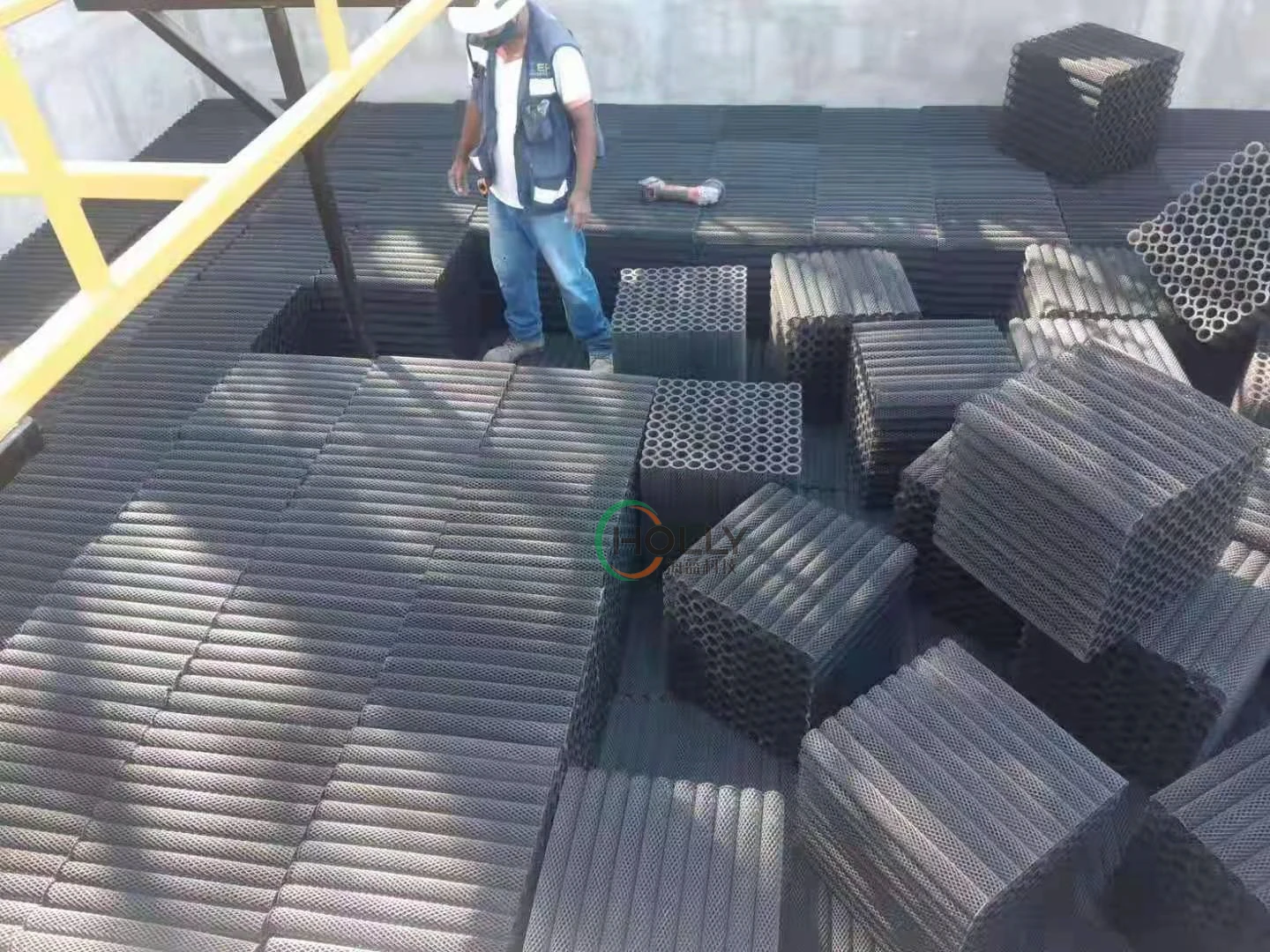 Water Treatment Aquaculture Aquarium Plastic Trickle Filter Tube Set ...