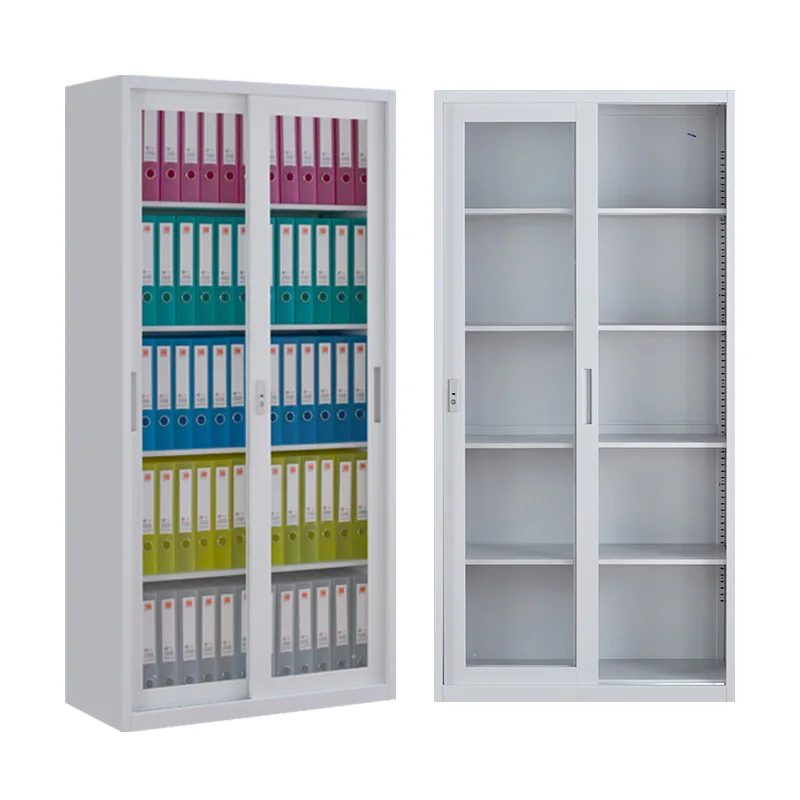 Modern Steel Metal Sliding File Cabinet for Office & Hospital