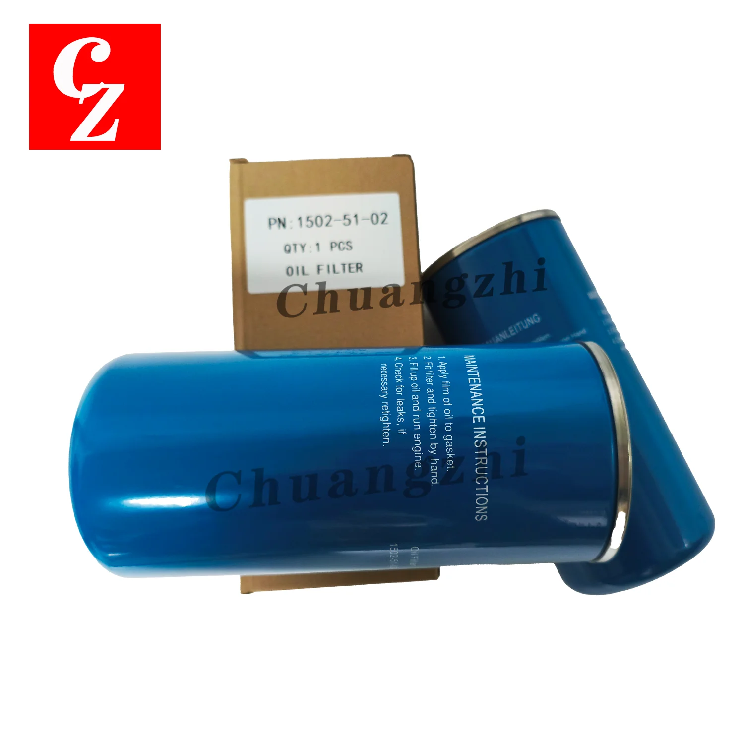 OEM Oil Filter 1502-51-02 for Denair Air Compressor - 1 Year Warranty