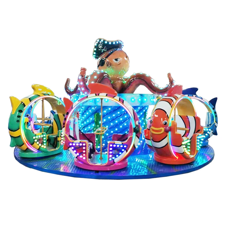 Modern Attraction Family Rides Amusement Park Rides Magic Octopus For ...