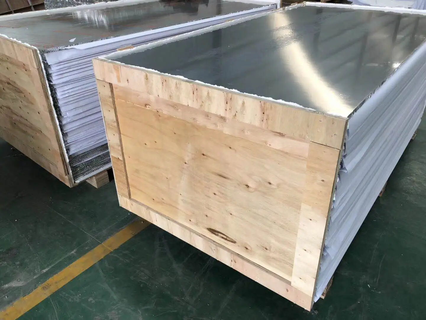 Panel Compuesto De Panal De Aluminio Hpl,Hojas Laminadas De Metal,Certificado B + D - Buy Panal ...