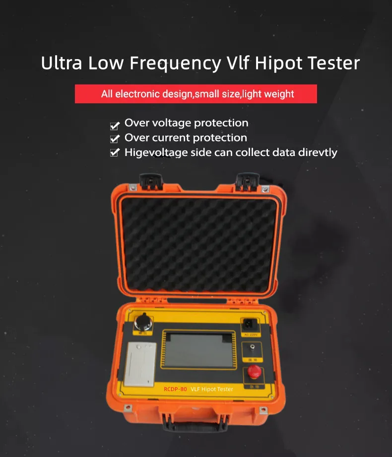 Ac Vlf Hipot Test High Voltage Test Equipment Auto Vlf Testing Machine ...